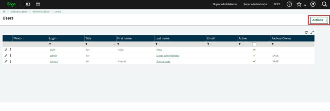 How to Create a New User Login in Sage X3