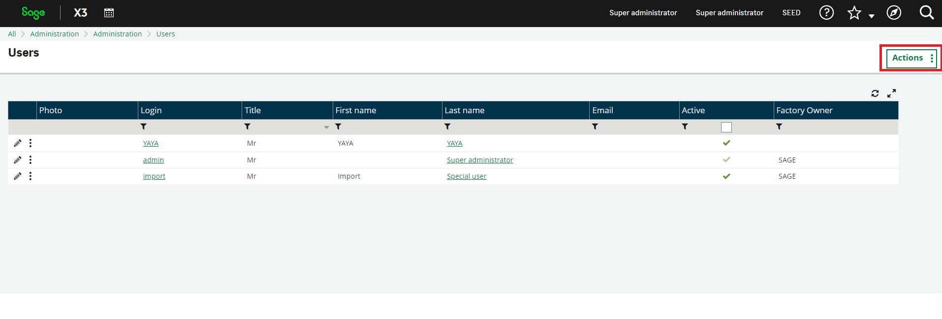 How to Create a New User Login in Sage X3