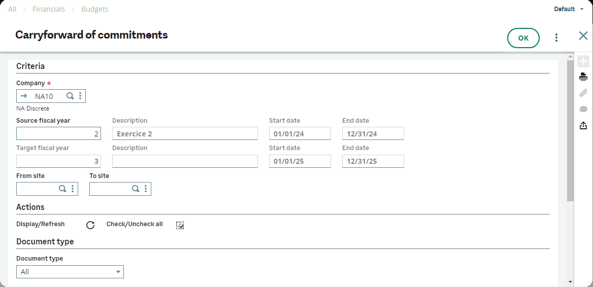 Carry-forward of commitments functionality in sage X3 - Sage X3 – Tips, Tricks and Components