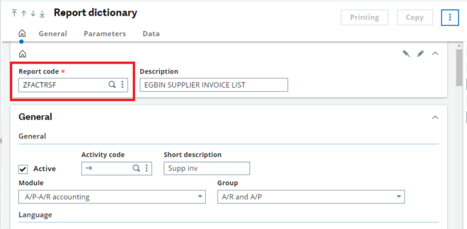 How do I add a new report to a function? - Sage X3 – Tips, Tricks and ...