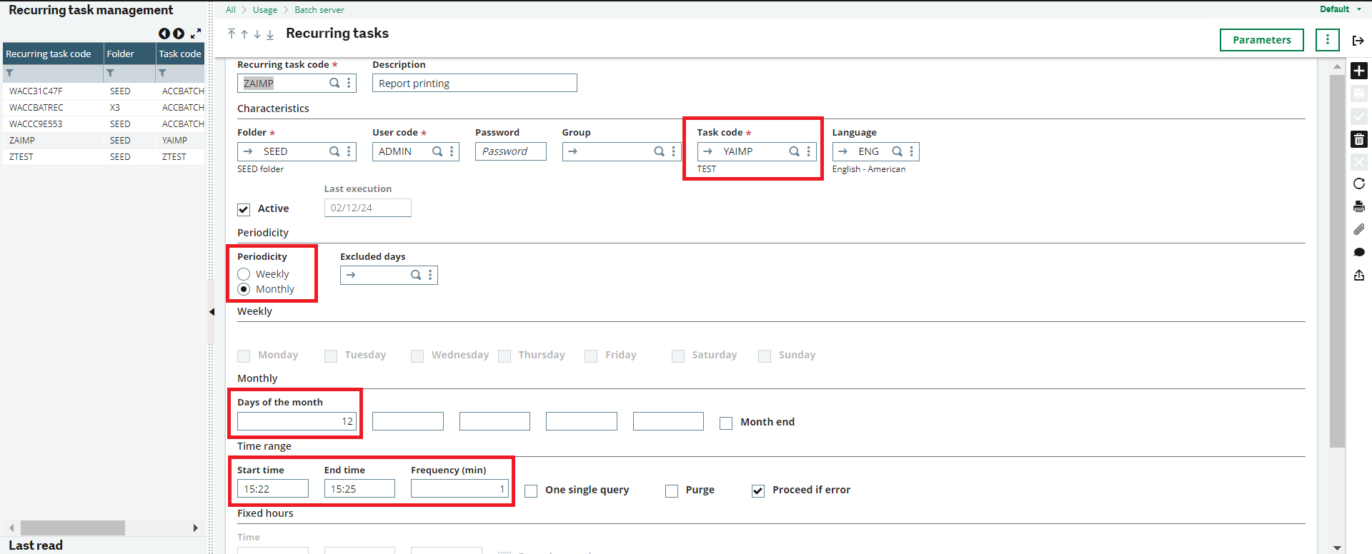 Automate sending reports on emails in Sage x3 - Sage X3 – Tips, Tricks and Components