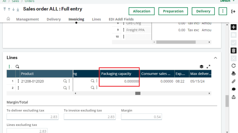Automatic Packaging configuration at Product Site level - Sage X3 ...