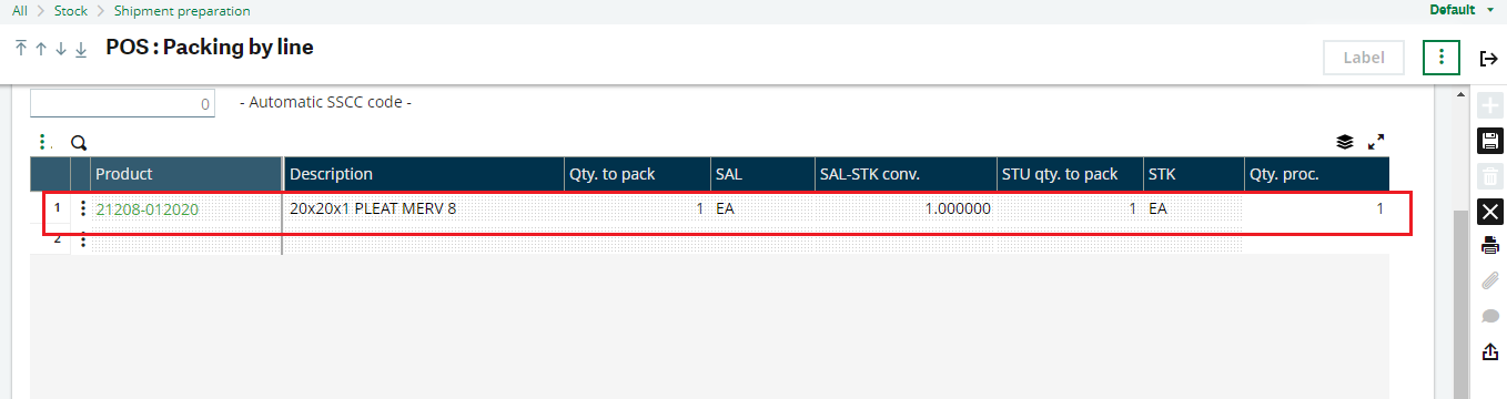 Automatic Packaging configuration at Product Site level - Sage X3 ...