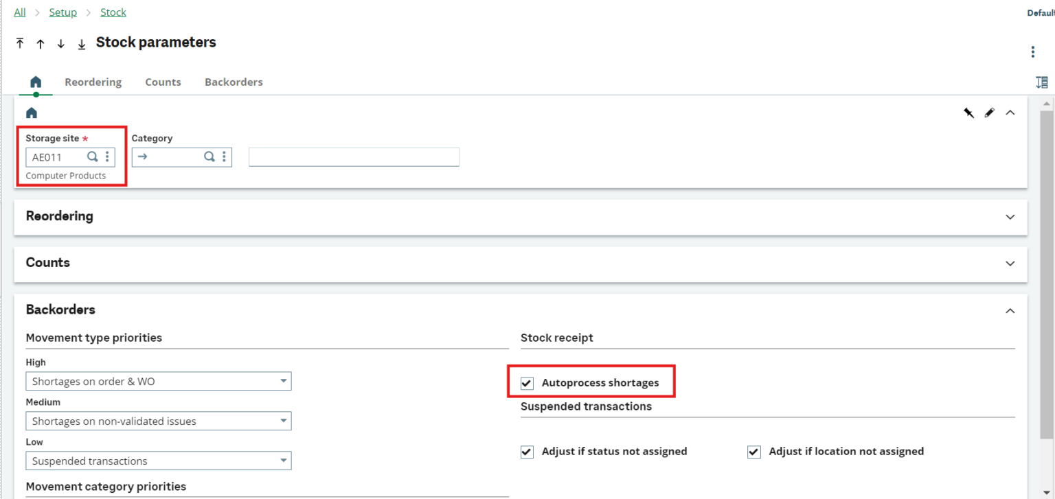 How to automatically adjust shortages of outstanding sales order with ...