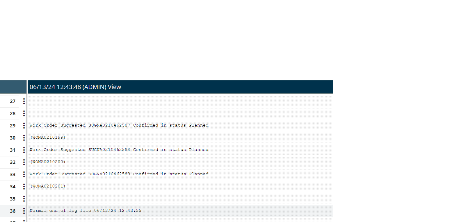 How to change the status of multiple work orders at once. - Sage X3 – Tips, Tricks and Components