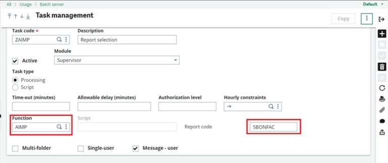 Task Management in Sage X3