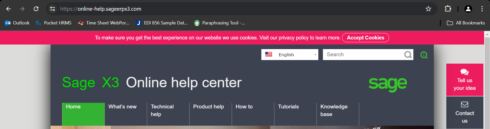 How to Access the Sage X3 Online Help Center - Sage X3 – Tips, Tricks and Components