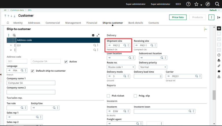 How to Set-up Intercompany Transactions in Sage X3 - Sage X3 – Tips, Tricks and Components