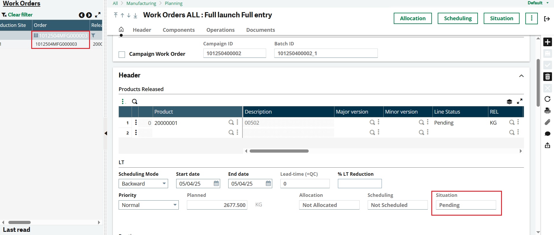 Auto Close WO - Sage X3 – Tips, Tricks and Components