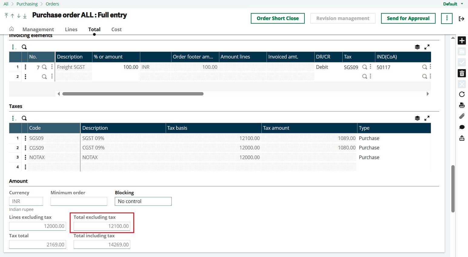 PO Short Closed in Sage X3 - Sage X3 – Tips, Tricks and Components