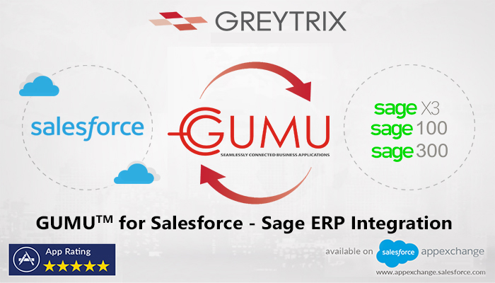 GUMU™ for Salesforce - SAGE ERP Integration