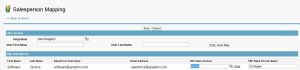 Salesperson Mapping Functionality in GUMU™ with Sage X3 ERP - Salesforce.com-Tips and Tricks