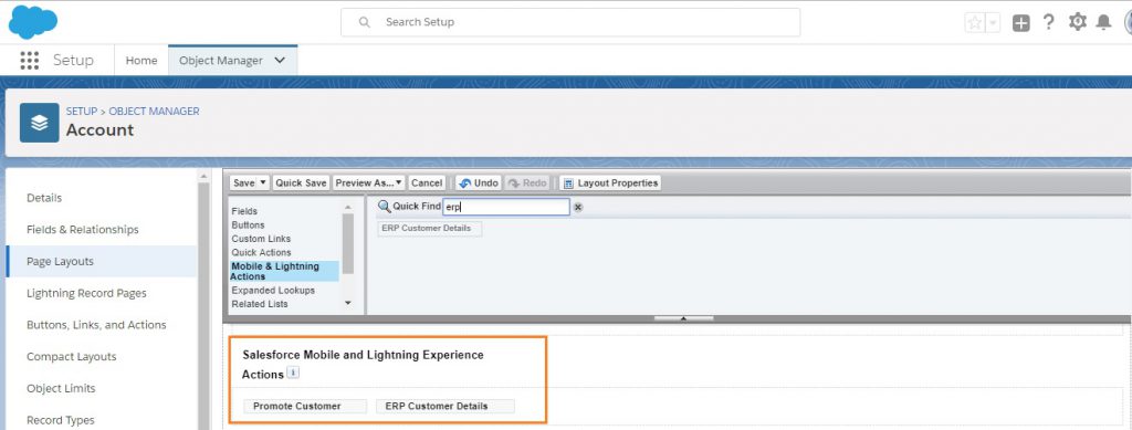 How to add GUMU™ Promote Customer and ERP Customer Details buttons when switching to Lightning ...