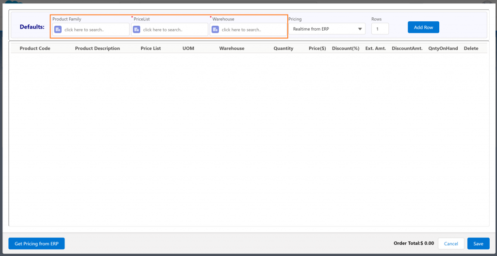 GUMU™ - New Quick Line Entry - Salesforce-Sage 300 ERP Integration - Salesforce.com-Tips and Tricks