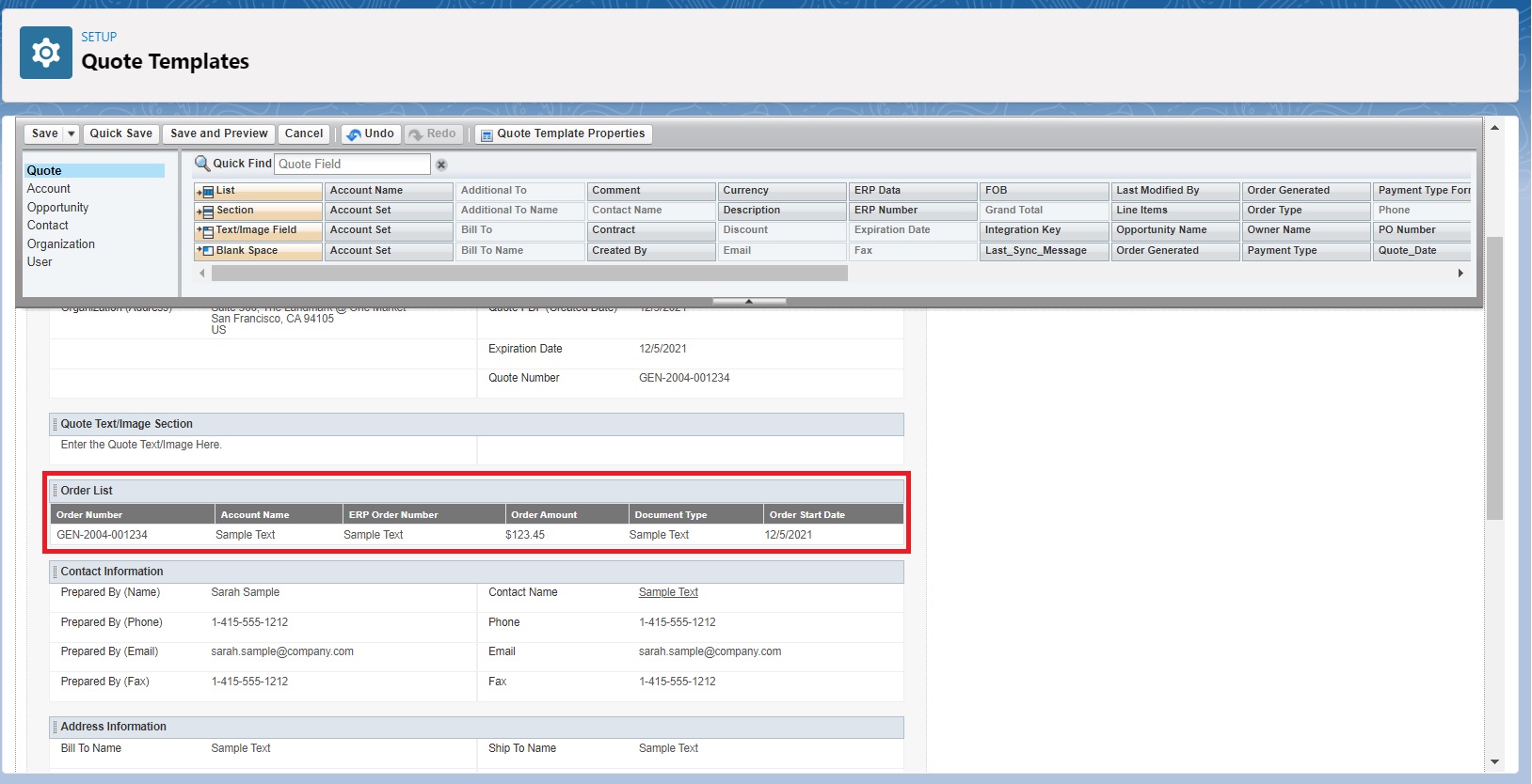 How To Create A Quote Template In Salesforce Salesforce Tips And 