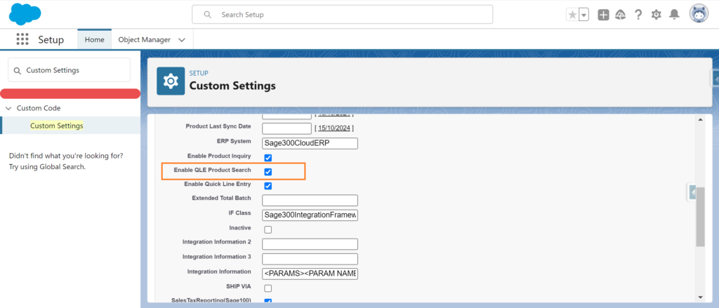 Gumu™ Feature Experience Quick Product Search On Order Line Items For Salesforce Sage 300c