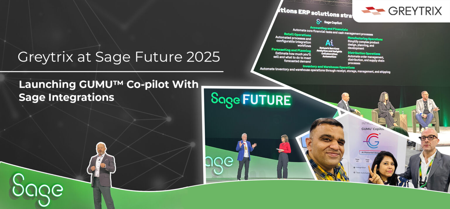 Greytrix at Sage Future 2025: Launching GUMU™ Co-pilot With Sage ...